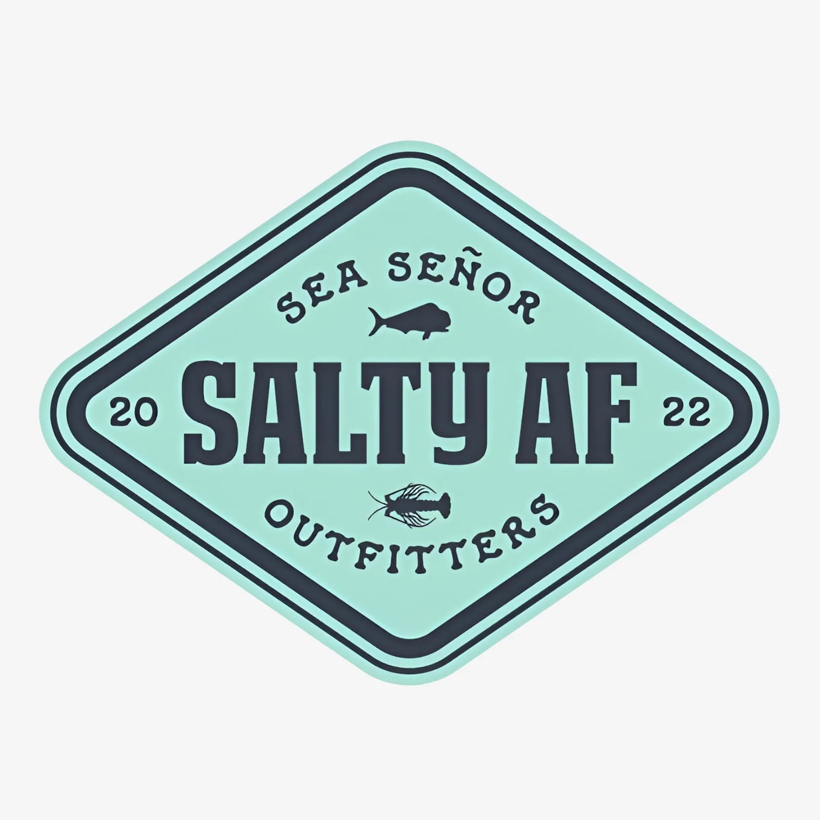 Salty AF - Diamond Sticker – Sea Señor Outfitters